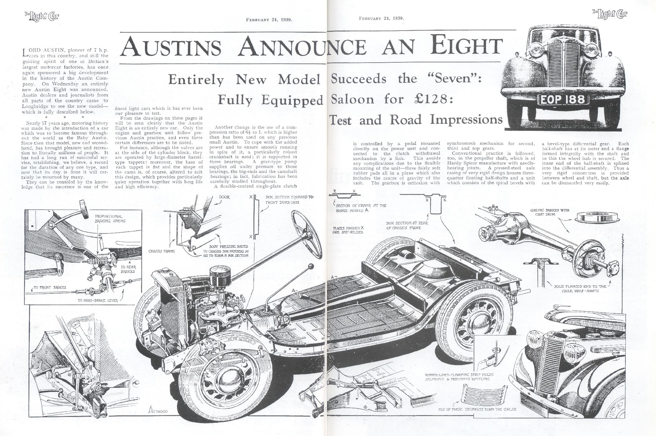 Austin 8 road tests